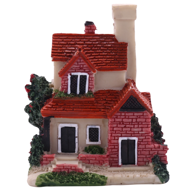 Cute Mini Resin House Miniature House Fairy Garden... – Grandado