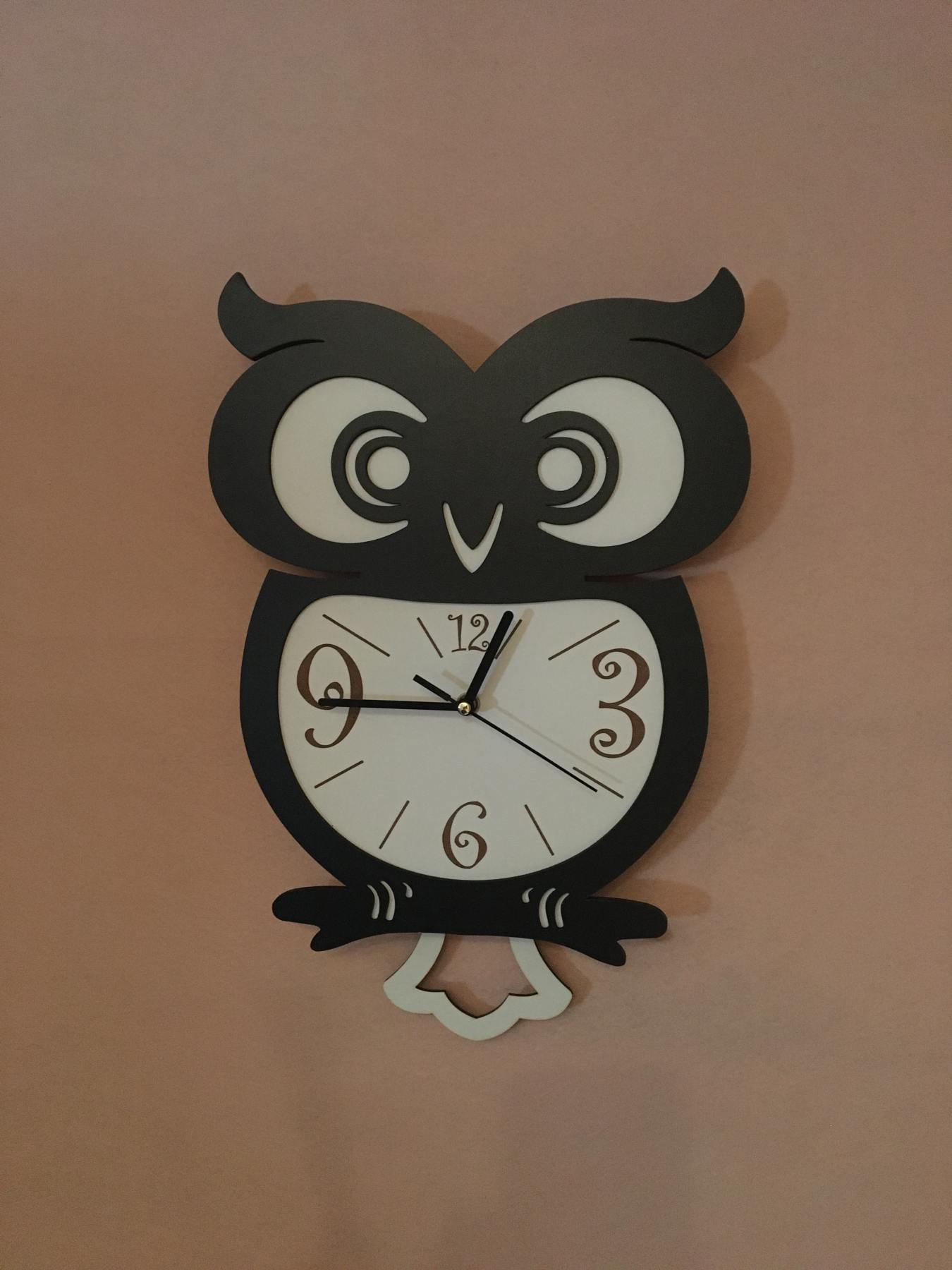 Goodtime Owl Decorative Pendulum Wall Clock – Vicedeal