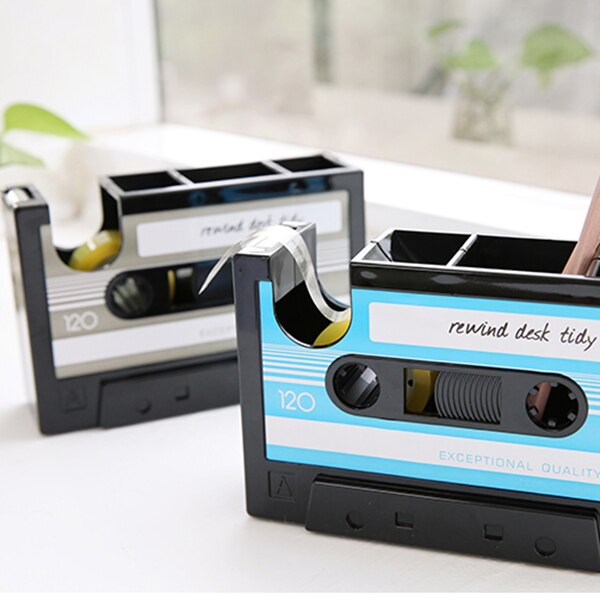 w44 cassette Stationery Desk cassette tape Table S... – Grandado