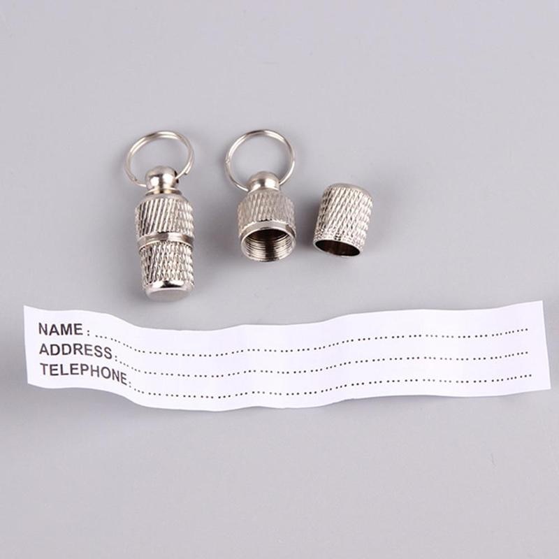Misterolina Pets ID Tag Tube Dogs Cats Address Nam... – Vicedeal