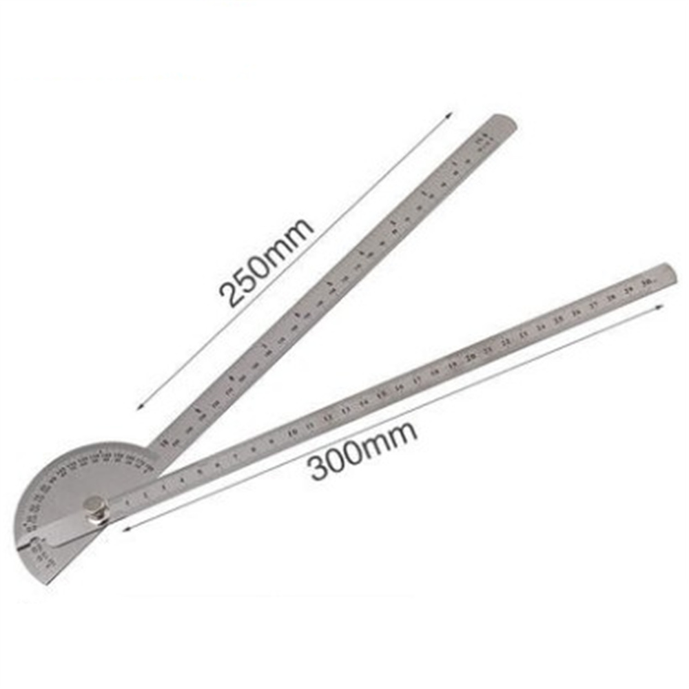 200mm stainless Steel 180 degree Measuring Ruler T... – Vicedeal