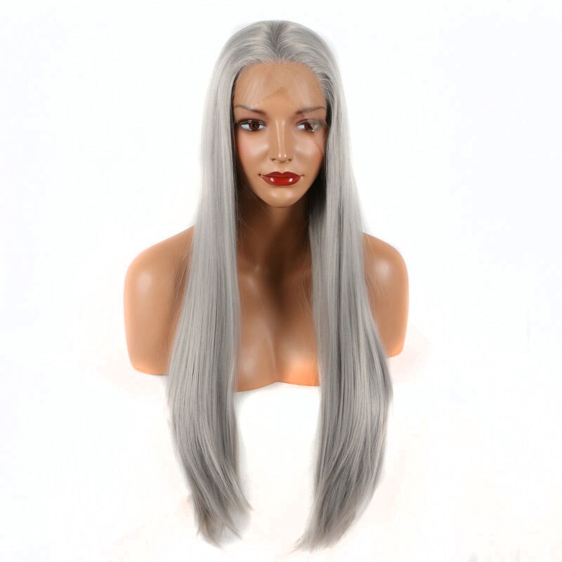 Bomshell Silky Straight Synthetic Hair Lace Front ... – Vicedeal