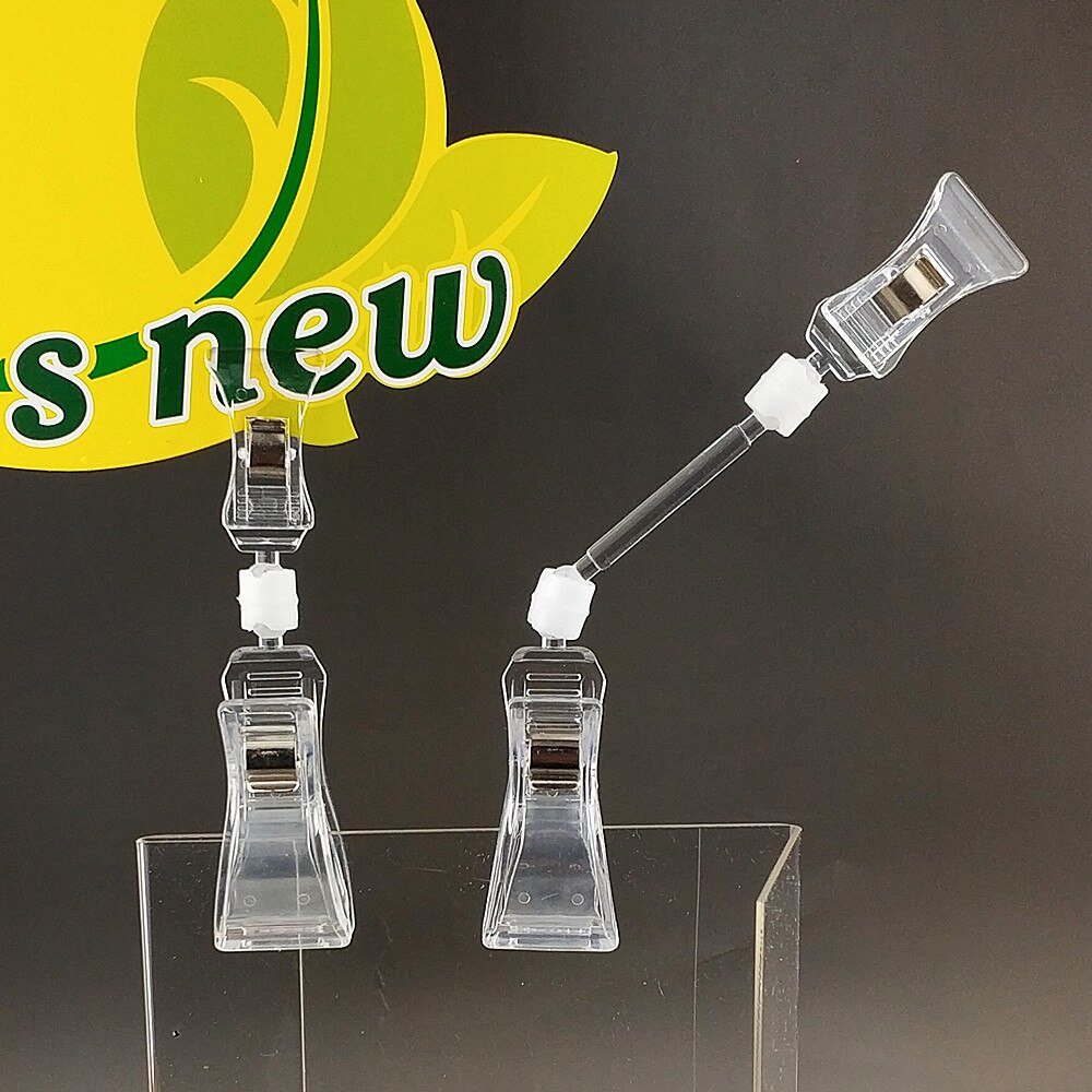 Clear POP Plastic Display Sign Signage Paper Card ... – Grandado