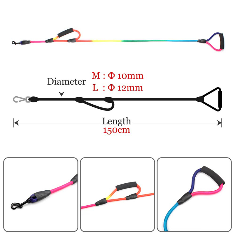 Dog Leashes Outdoor Travel Dog Training Chain Heav... – Grandado