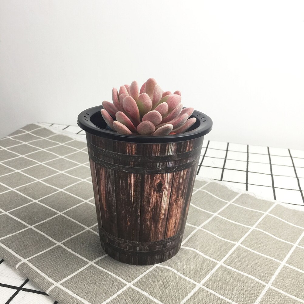 Lazy Plastic Self-Watering Flower Pot Indoor Plant... – Grandado