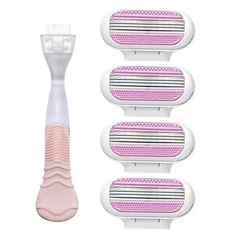 1 Handle + 4/8 Blade Women Safety Razor Blades Fac... – Vicedeal