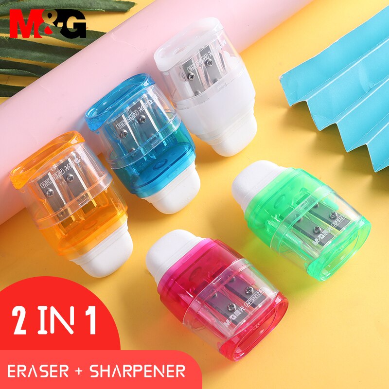 M&G 2 In 1 2B Sharpener + Eraser Multifunction... – Vicedeal
