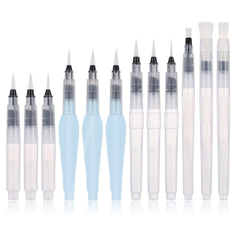 Aquarel Borstel Pennen Set,12 Pack Water Borstel P... – Grandado