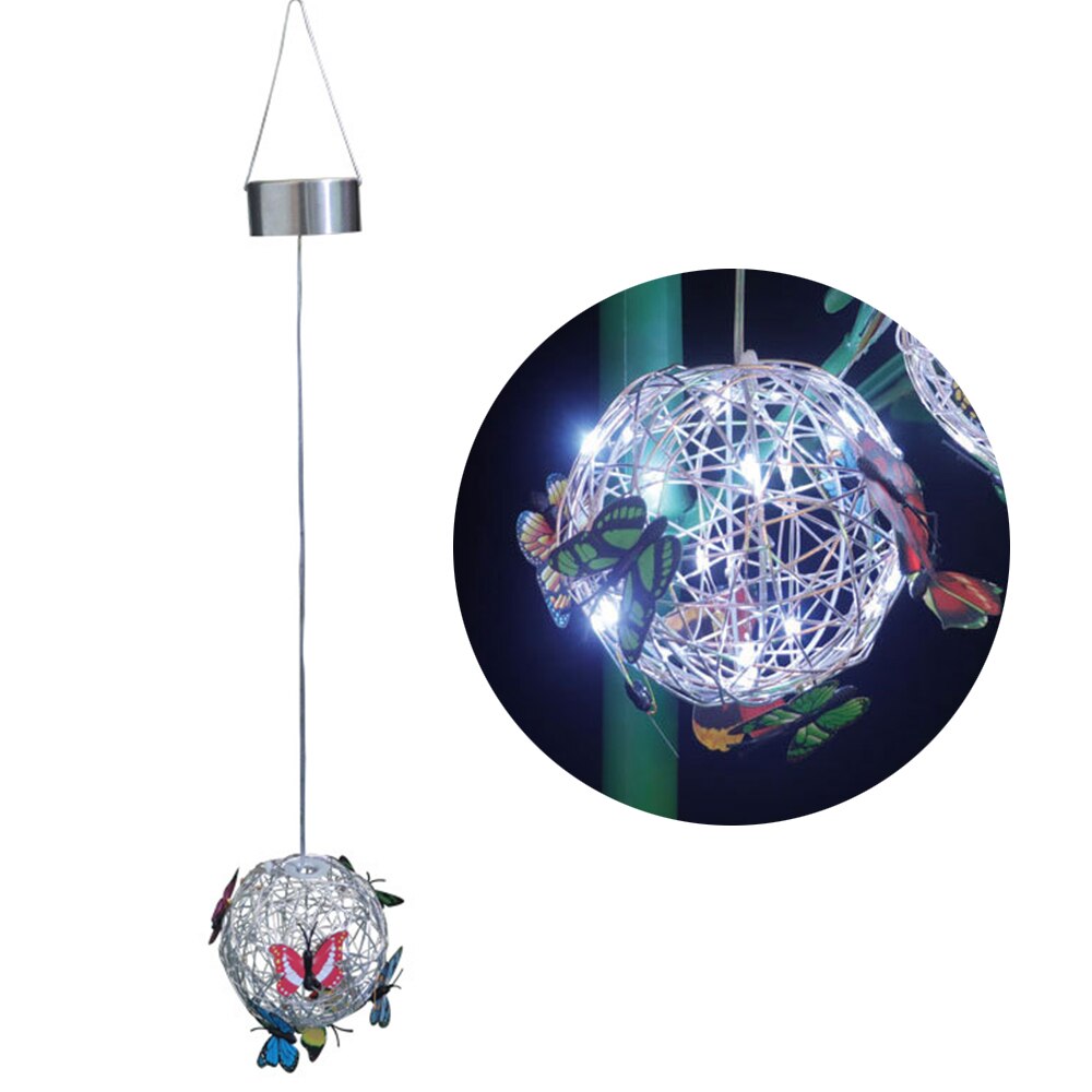 1 Pc Waterproof Hanging Butterfly Pendant Solar Li... – Grandado