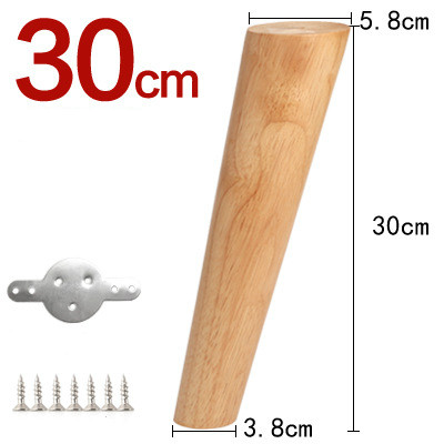 8-30CM Solid Wood Sofa Table Leg Ark Foot Woodines... – Grandado