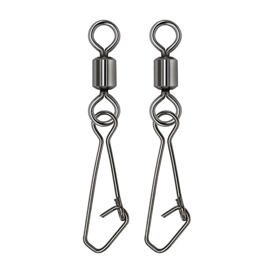 50 Stks/partij Barrel Wartels Snap Rolling Swivel ... – Vicedeal
