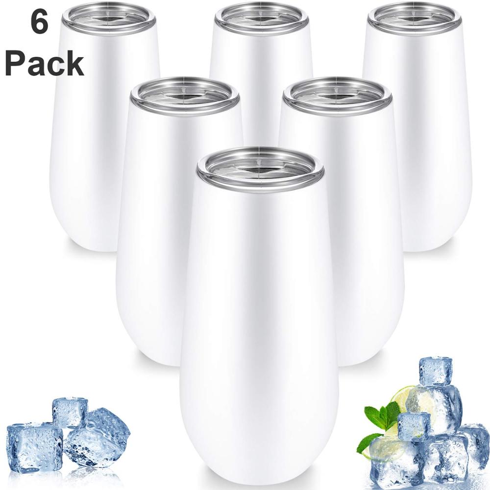 6pcs/set 6oz Eggshell Cup Insulation Inside And ou... – Grandado