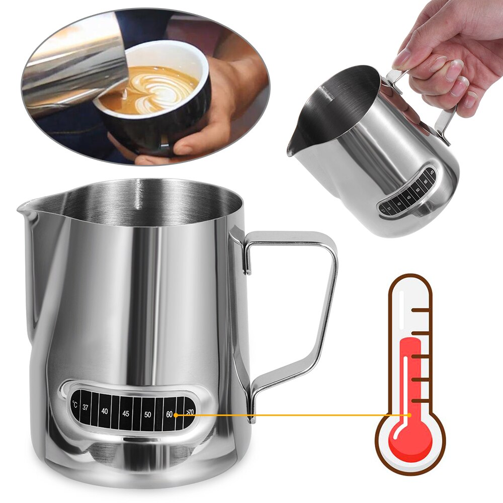 1PC 600ml Stainless Steel Milk Frothing Mug Frothe... – Grandado
