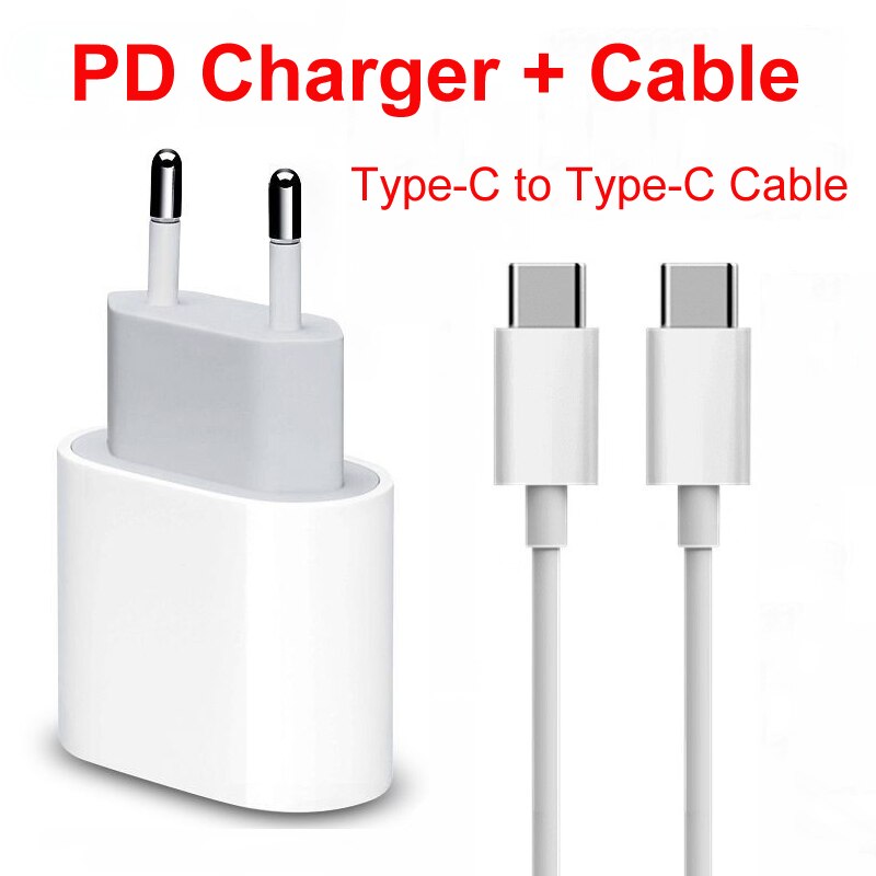 20W Usb Type-C Pd Lader En Dual Usb Type-C Om Type... – Vicedeal