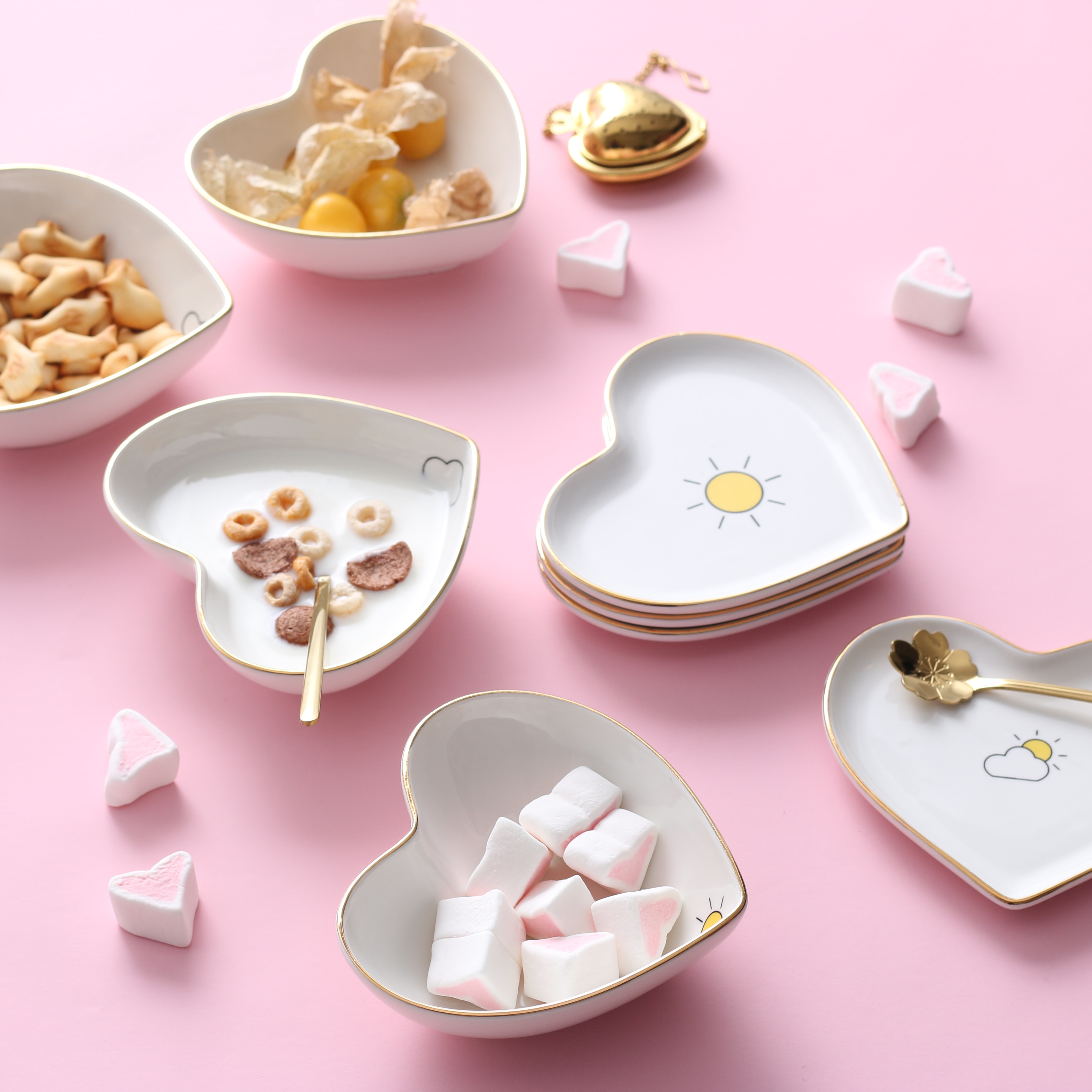 Ceramic Dinner Plates and Dishes White Porcelain P... – Grandado