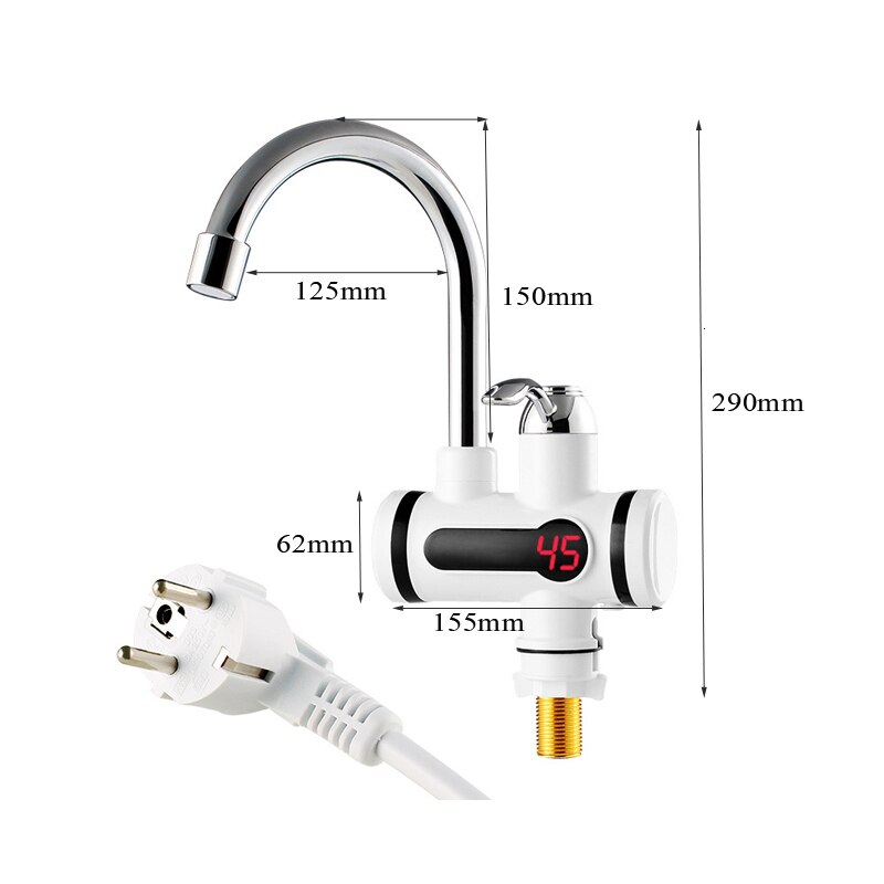 Tankless Onmiddellijke Kraan Boiler Instant Boiler... – Grandado