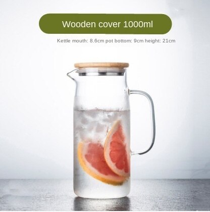 Cold Water Kettle Household Glass Kettle 1L/1.2L/1... – Vicedeal