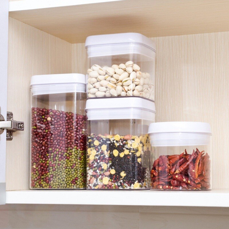 Food storage container Acrylic kitchen storage box... – Grandado