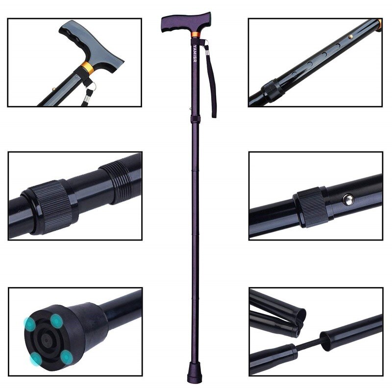 Adjustable Walking Poles Trekking Poles Aluminum A... – Grandado