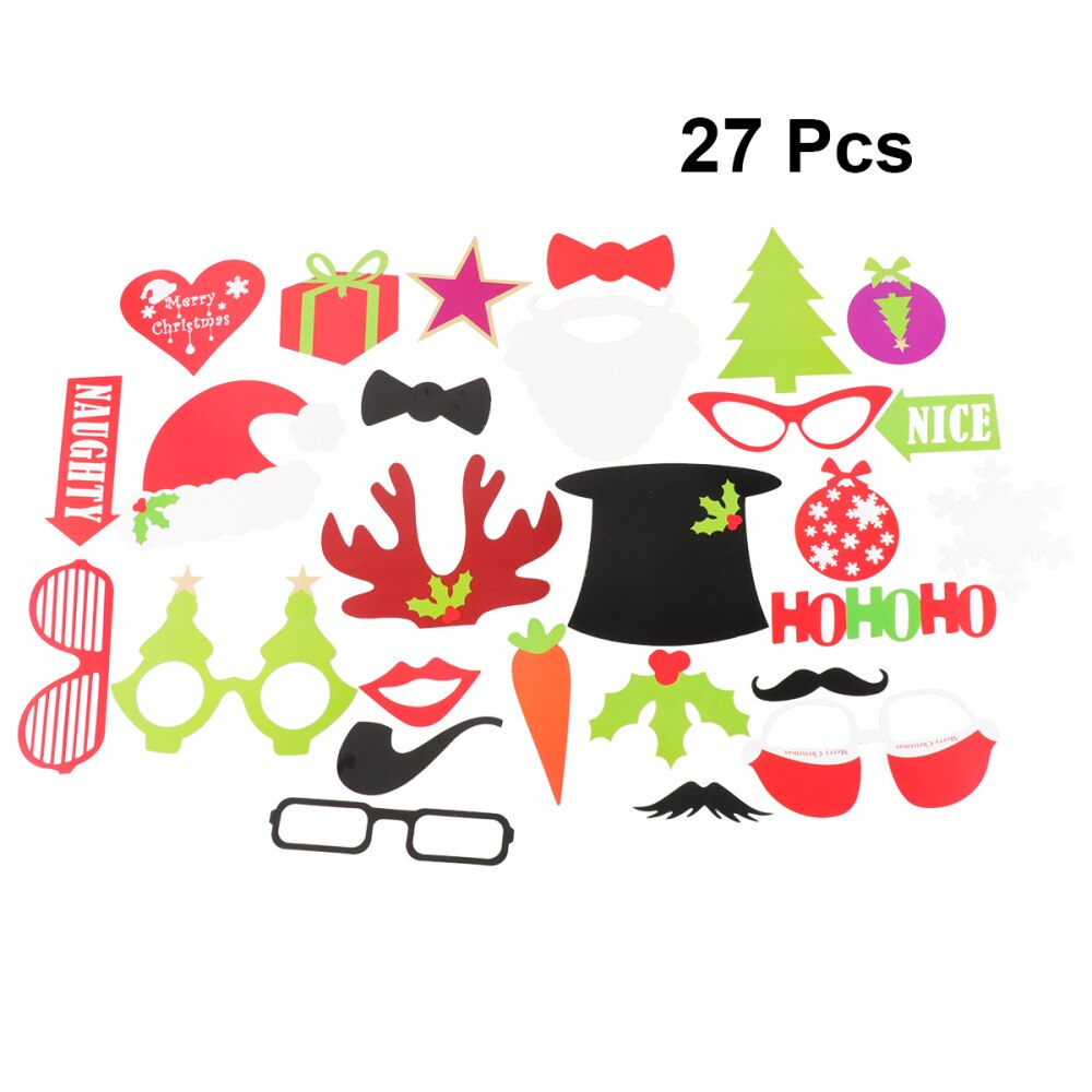 27Pcs DIY Photo Booth Props and Photo Accessories ... – Grandado