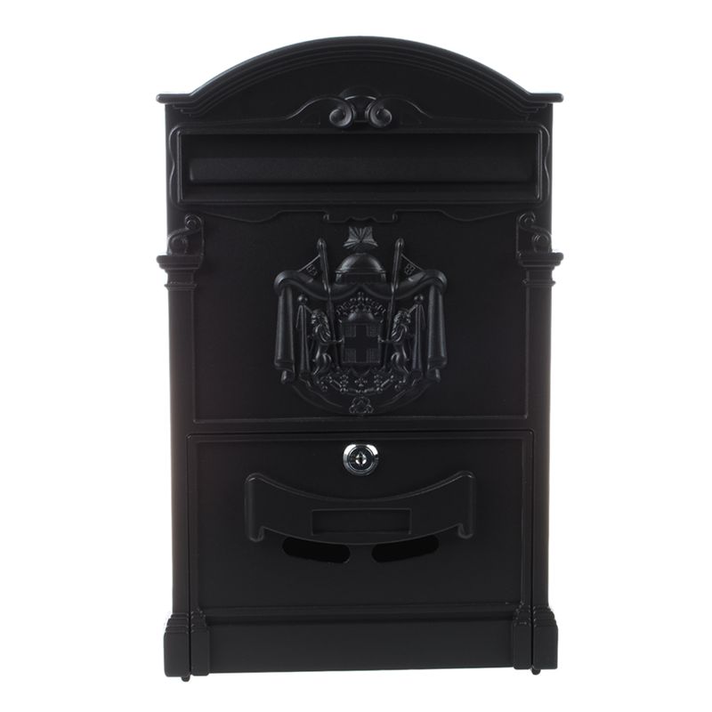Heavy Duty Black Aluminium Lockable Secure Mail Le... – Vicedeal Heavy Duty Black Aluminium Lockable Secure Mail Le... – Vicedeal