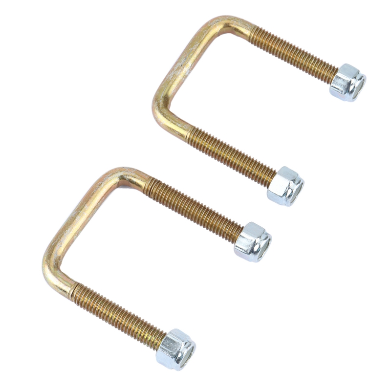 2Pcs Heavy Duty Leaf Spring U Bolt+Screw Nut for E... – Grandado
