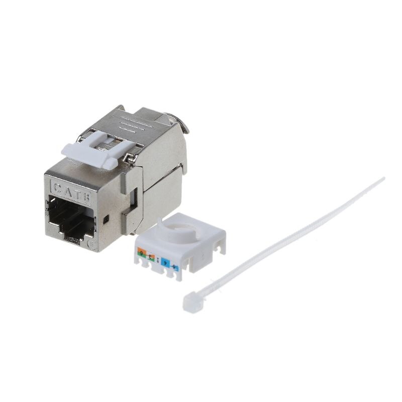 1Pc RJ45 Keystone Cat6 Cat6A Shielded FTP Zinc All... – Grandado