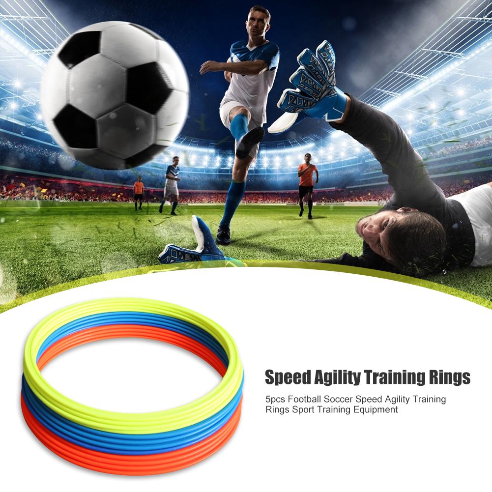 5PCS 30/40 CM Football Training Ring Multicolor Ag... – Grandado