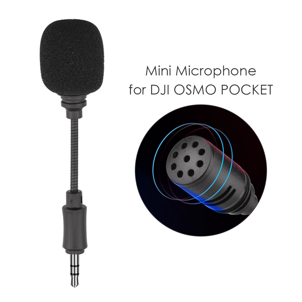 Portable 3.5mm Mini Microphone Live Vlog PTZ Actio... – Grandado