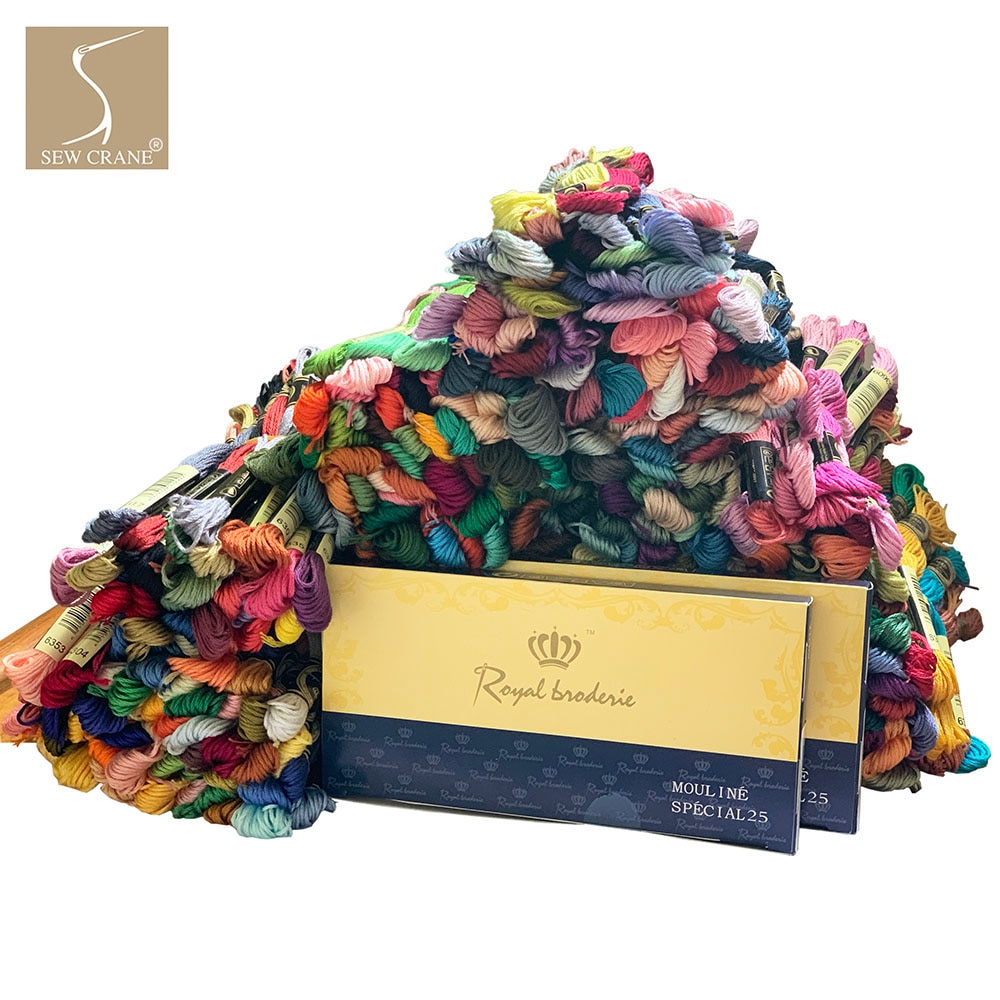 All 447 Rainbow Colors Embroidery Floss Pack 100% ... – Vicedeal