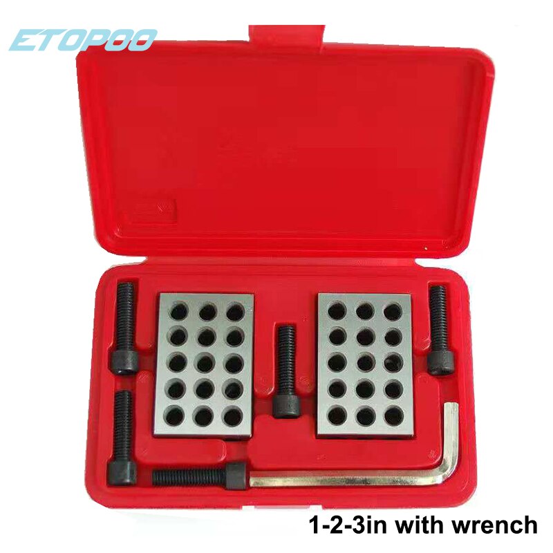 1set 23 holes Precision 1-2-3" Blocks with screw s... – Grandado