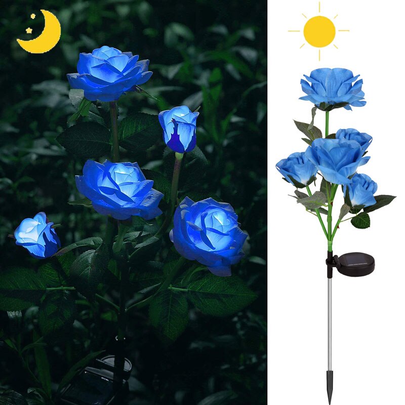 Outdoor Realistische Solar Powered Rose Lichten 3 ... – Grandado