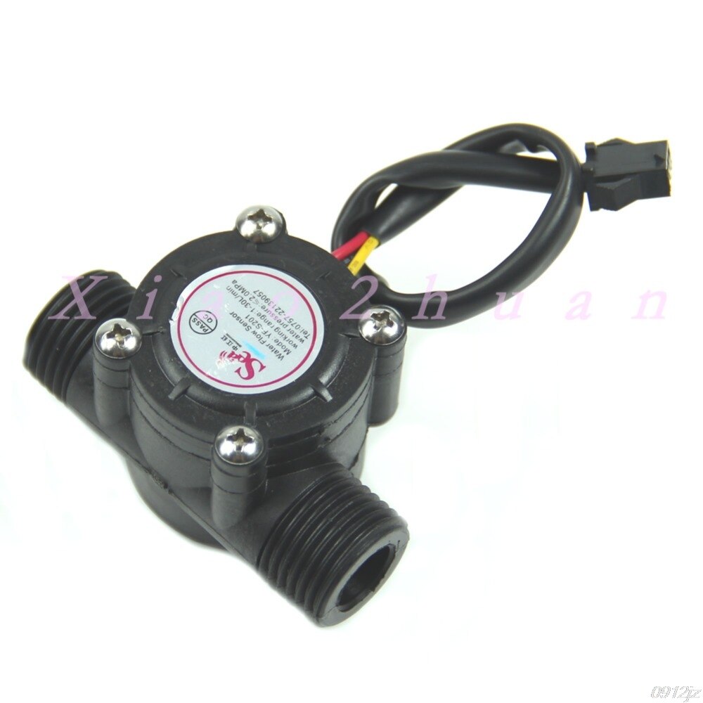 Water flow sensor flowmeter Hall flow sensor Water... – Grandado