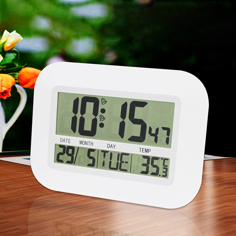 Home Electronic Perpetual Calendar Alarm Clock Tem... – Vicedeal