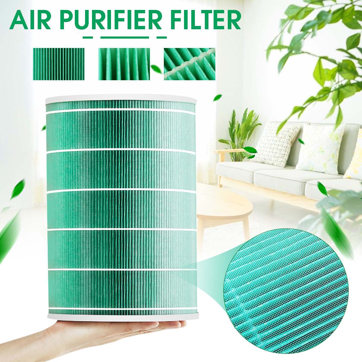 Enhanced Original Air Purifier 3 Layers Filter Car... – Grandado