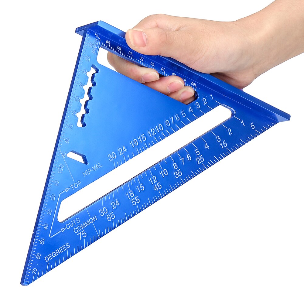 7 inch Triangle Ruler Aluminum Alloy Metric Measur... – Grandado
