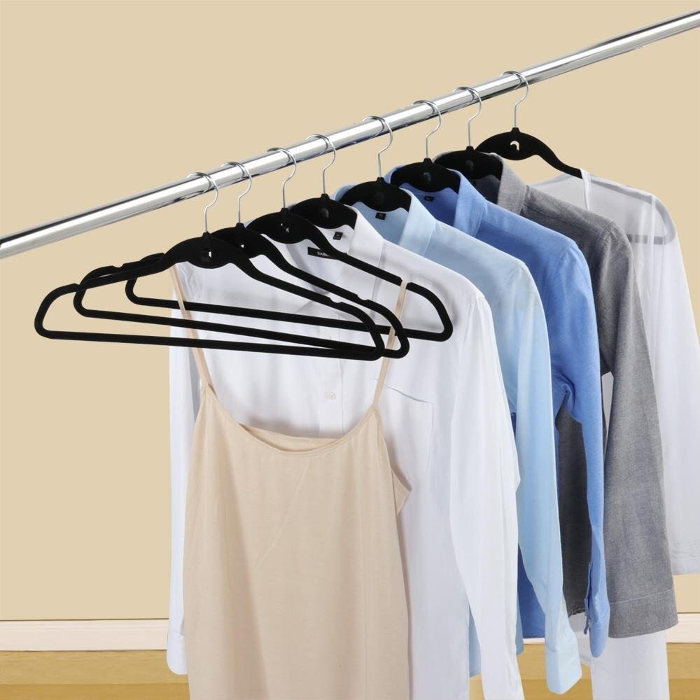 20 Stuks Van Antislip Fluwelen Pak Hanger Gouden H... – Grandado
