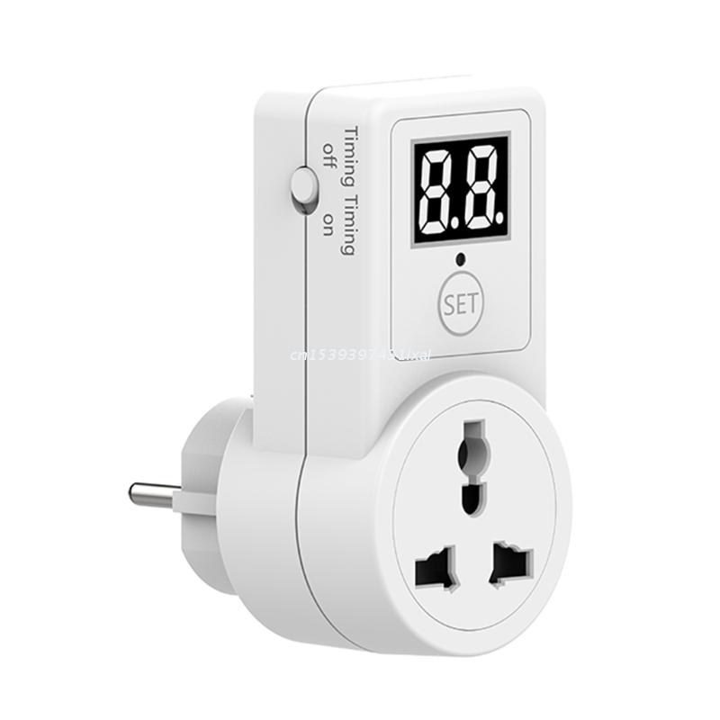 Digital Electric Timer Plug Socket With Countdown Grandado
