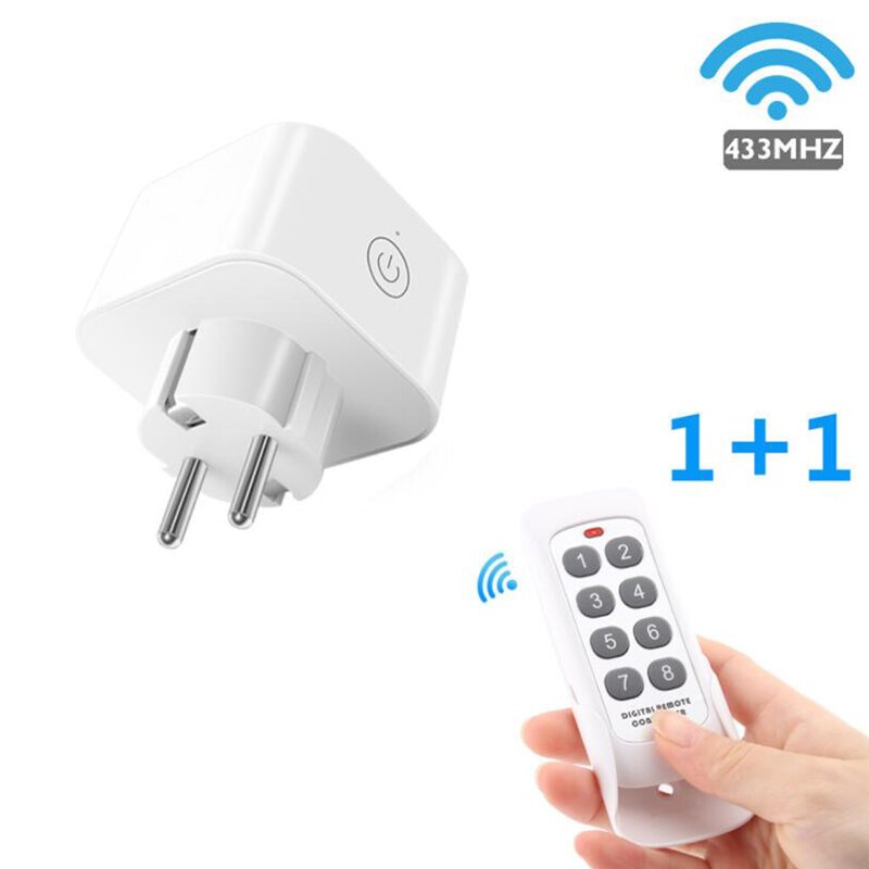 Smart Socket EU Plug 8 Keys Wireless Remote Contro... – Vicedeal