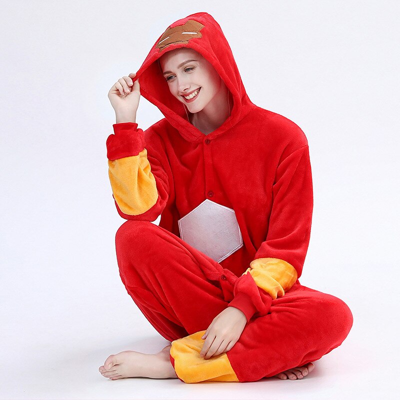 The Flannel Cartoon Onesie Pajamas for Women Winte... – Grandado