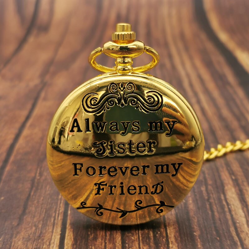 Creativity Unqiue To My Sister Quartz Pocket Watch... – Grandado