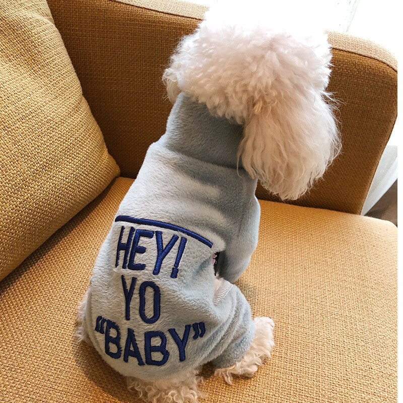 letter Pet Dog Clothes Warm Puppy Outfit Jacket fo... – Grandado