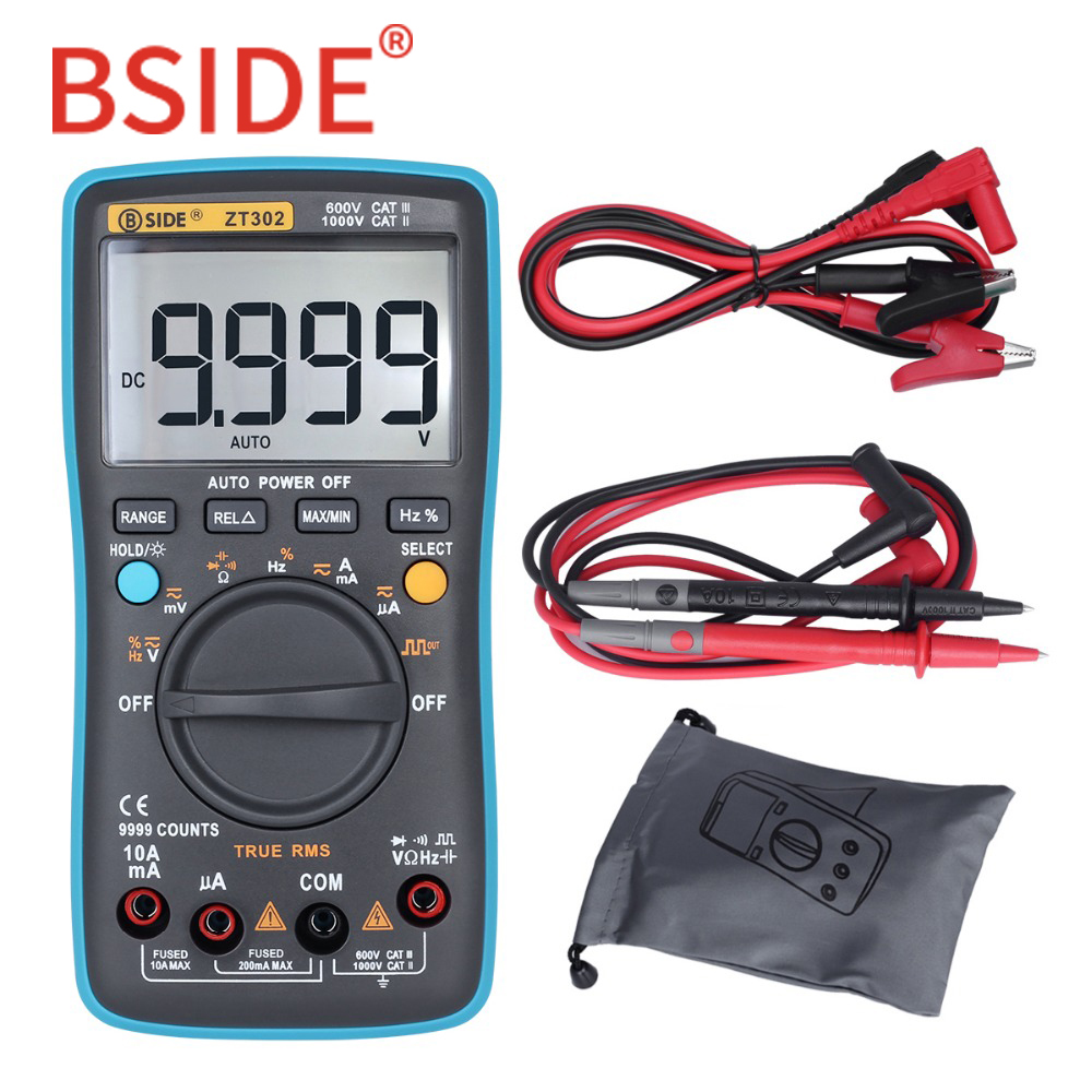 BSIDE ZT301 ZT302 Digital Multimeter 8000 9999 Cou... – Vicedeal