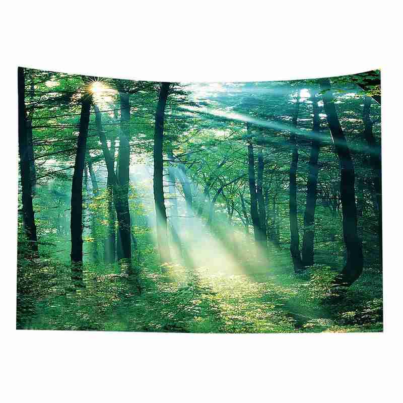 1Pc 95*73cm Natural Scenery Wall Mounted Tapestry ... – Grandado