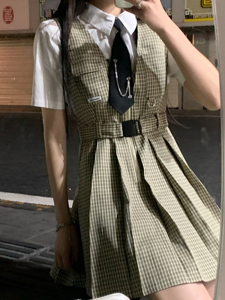 2022 japanese style school uniforms cool girl stra... – Vicedeal