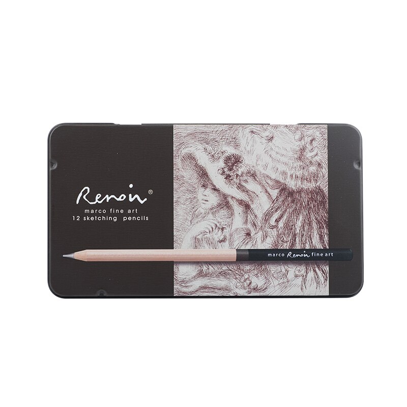 Premium 12 Gray Level 2H-8B Wooden Lead Pencils fo... – Grandado