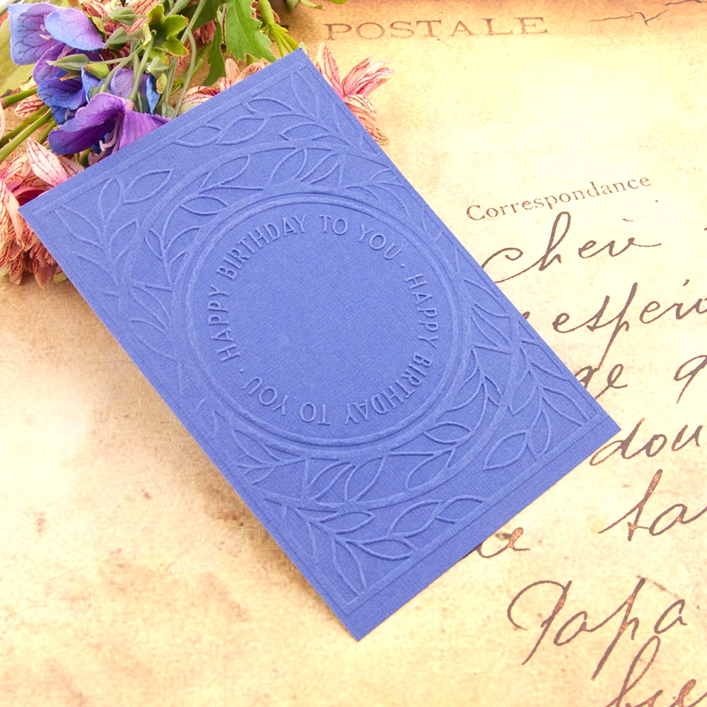 10.5x14.8cm Happy Birthday Plastic Embossing folde... – Grandado