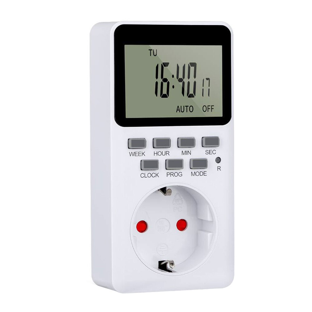 Electronic Digital Timer Switch Eu Uk Plug Kitchen Vicedeal