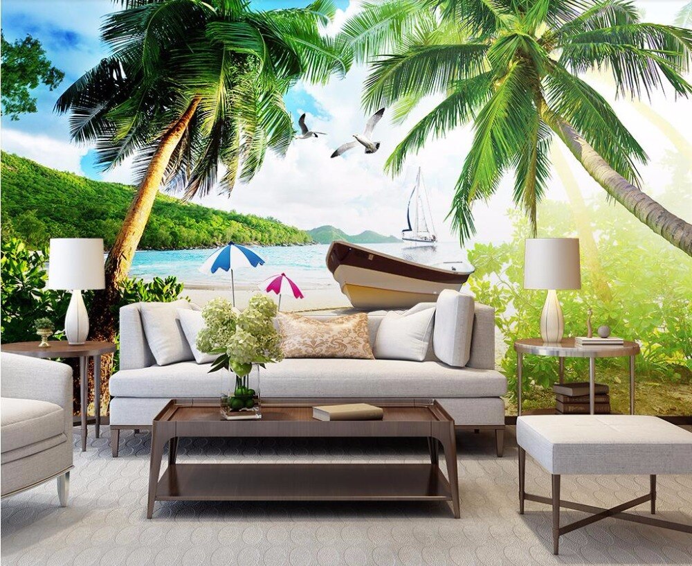 Cjsir Custom Wallpaper Hd Mediterrane 3D Zeegezich... – Grandado