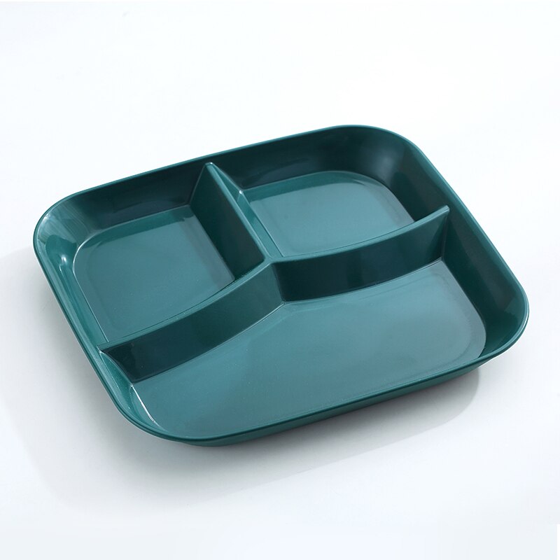 VandHome Compartment Plate For Food Round Plastic ... – Vicedeal